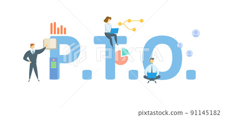 PTO, Please turn over. Concept with keyword,... - Stock Illustration ...
