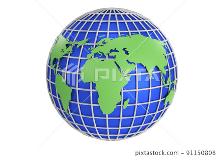 Planet earth for decoration design. Global map.... - Stock Illustration ...