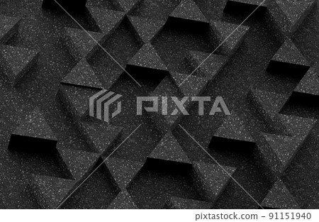 Dark triangle pattern backdrop background. 3D... - Stock Illustration ...
