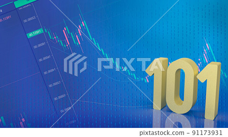 101 gold number on business background for... - Stock Illustration ...