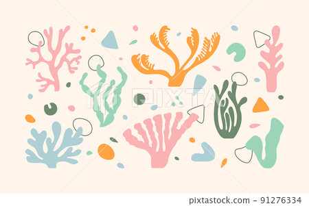 Art pastel objects. - Stock Illustration [91276334] - PIXTA