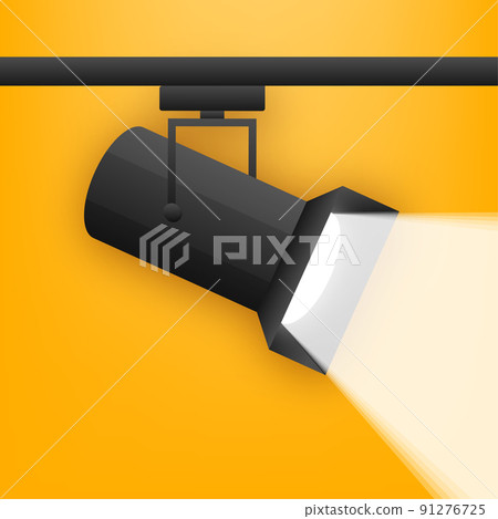 Abstract mockup with blue projecton white... - Stock Illustration ...