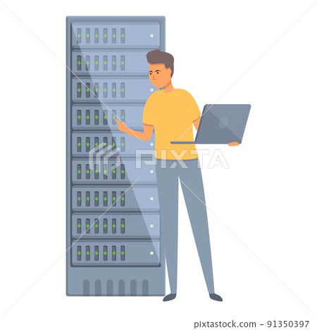 System administrator icon cartoon vector.... - Stock Illustration ...