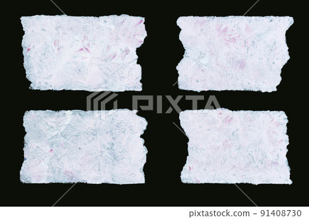 Set of handmade rectangular shape paint strokes... - Stock Illustration ...
