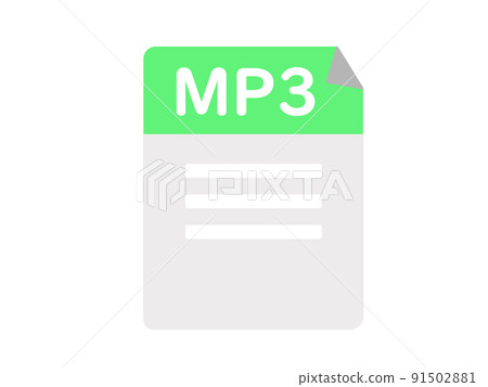 mp3 music music sound source icon web illustration - Stock Illustration ...