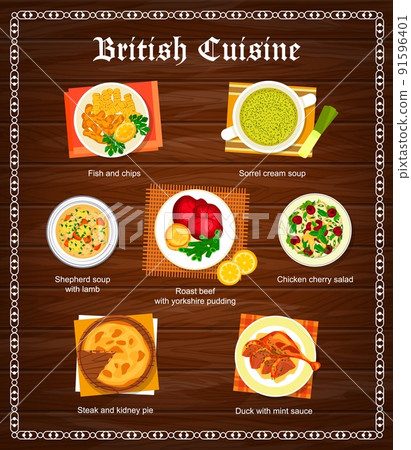 Traditional British Food Menu