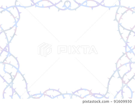 Cute thorn frame - Stock Illustration [91609930] - PIXTA