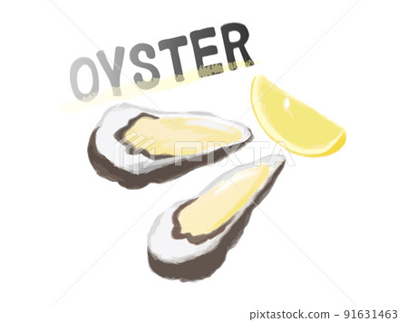 Oysters and cut lemons, oyster characters - Stock Illustration ...