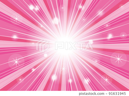 Radiant background pink - Stock Illustration [91631945] - PIXTA