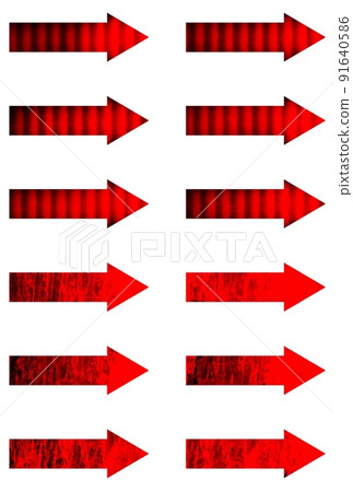 Arrow symbol set, patterned arrow symbol,... - Stock Illustration ...