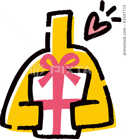 Stickman giving a present to an important person - Stock Illustration ...