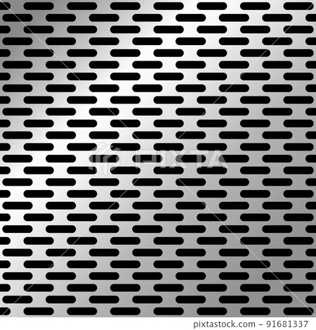 Punching metal texture silver - Stock Illustration [91681337] - PIXTA