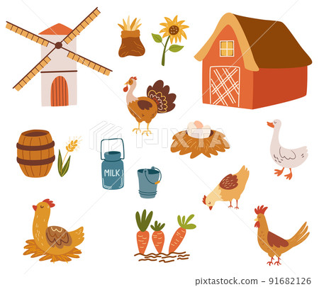 Farm Chicken Clip Art