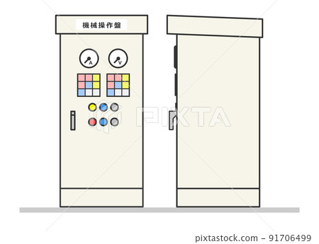 Illustration of an operation panel for... - Stock Illustration ...