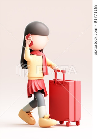 3D rendered cartoon character - Stock Illustration [91771168] - PIXTA