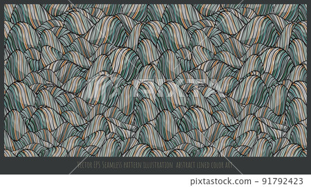 Seamless pattern illustration abstract shape art. - Stock Illustration ...