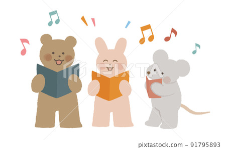 Chorus animals - Stock Illustration [91795893] - PIXTA