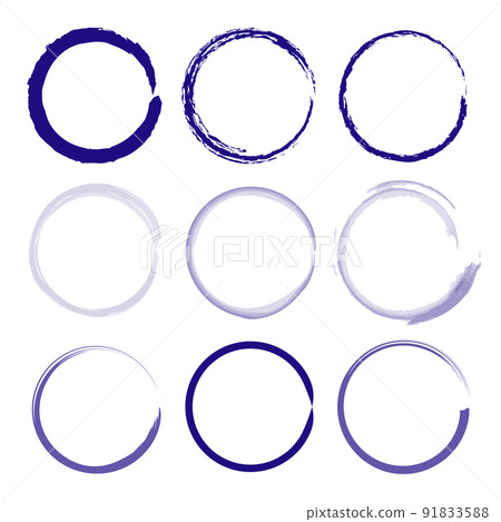 Maru Maru Icon Blue Material - Stock Illustration [91833588] - PIXTA