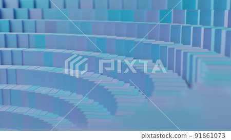 CG block spirally arranged rectangles - Stock Illustration [91861073 ...