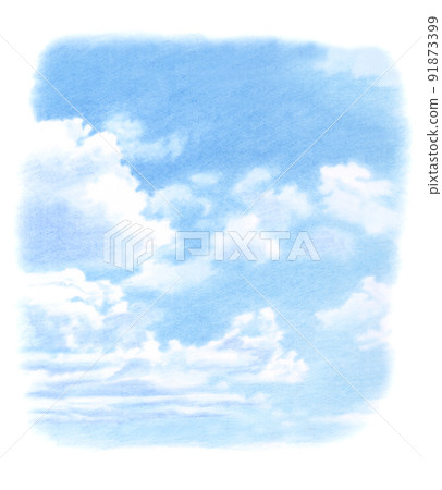 Pastel: March sky - Stock Illustration [91873399] - PIXTA