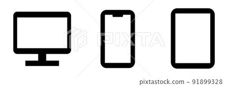 Device mark icon - Stock Illustration [91899328] - PIXTA