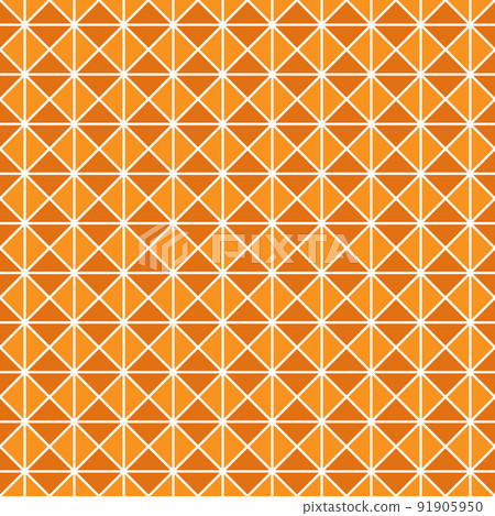 Orange tile pattern-插圖素材 [91905950] - PIXTA圖庫