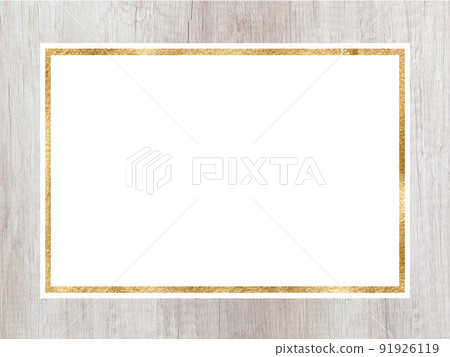 Simple frame material for woodboard background - Stock Illustration ...
