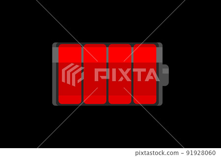 Battery load illustration isolated on white... - Stock Illustration ...