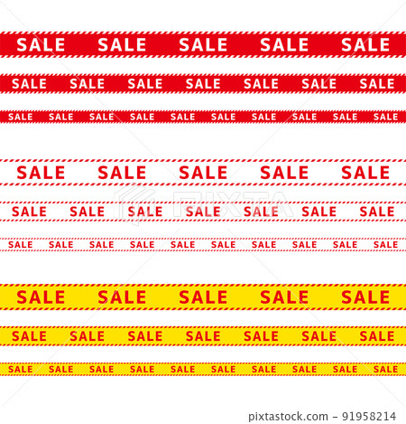 Colorful obi design set with SALE letters - Stock Illustration ...