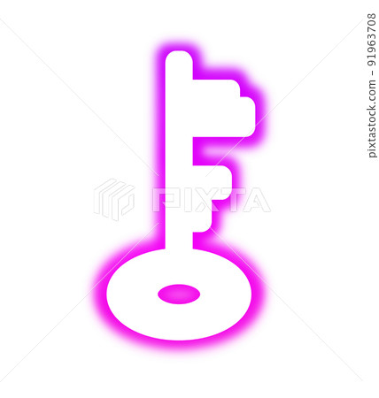 Shining key (purple) - Stock Illustration [91963708] - PIXTA