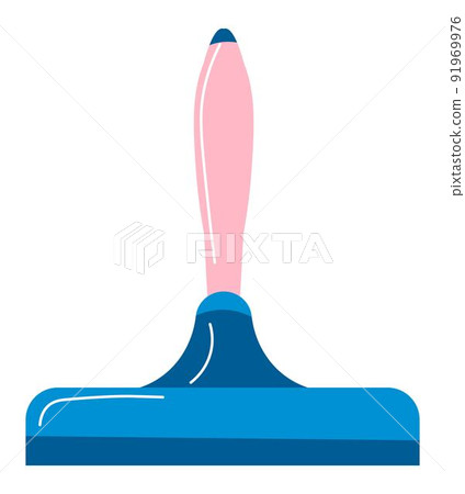 Window brush for cleaning glass without stains - Stock Illustration ...