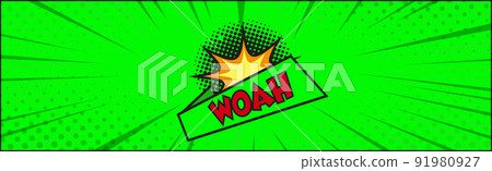 Comic lettering WOAH on white background - Vector - Stock Illustration ...