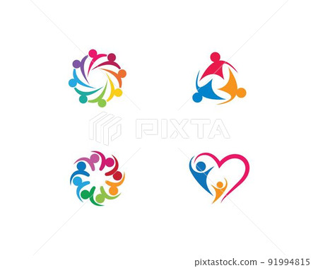Community vector icon illustration design - Stock Illustration ...