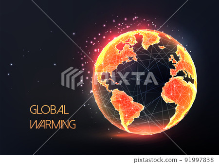 Red Earth Globe