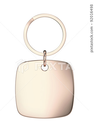 Square rose gold keychain - Stock Illustration [92016498] - PIXTA