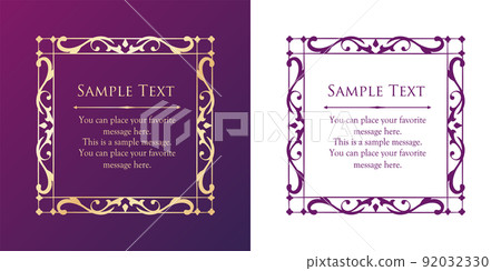 Luxury card design. Antique decorative design.... - Stock Illustration ...