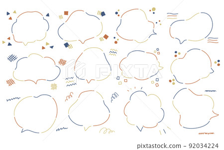〘Vector〙 Rough balloon design / retro pop - Stock Illustration ...