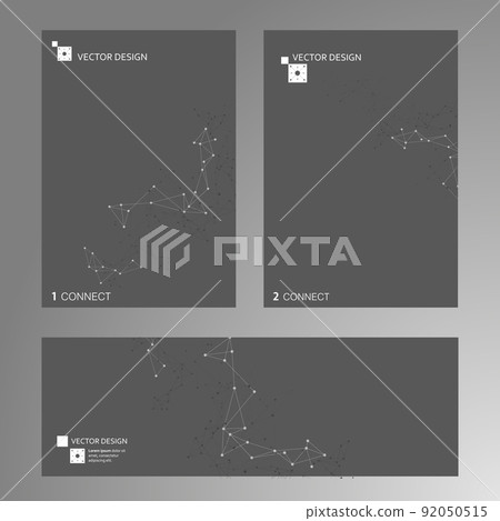 Vector layout of presentation page design.... - Stock Illustration ...