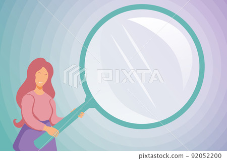Abstract Investigation Finding Clues, Searching... - Stock Illustration ...