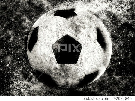 Illustration of a bursting soccer ball - Stock Illustration [92081846 ...