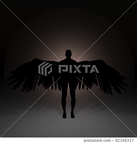 Angels Shadow - Stock Illustration [92108317] - PIXTA