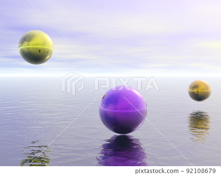 Colorful spheres - Stock Illustration [92108679] - PIXTA
