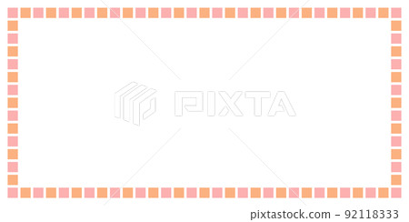 Simple design frame - Stock Illustration [92118333] - PIXTA