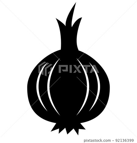 onion icon on white background. healthy... - Stock Illustration ...