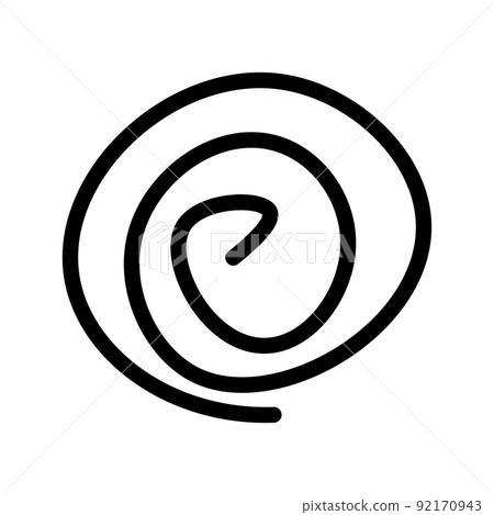 Round and round icon - Stock Illustration [92170943] - PIXTA