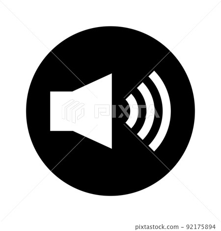 Volume round icon - Stock Illustration [92175894] - PIXTA