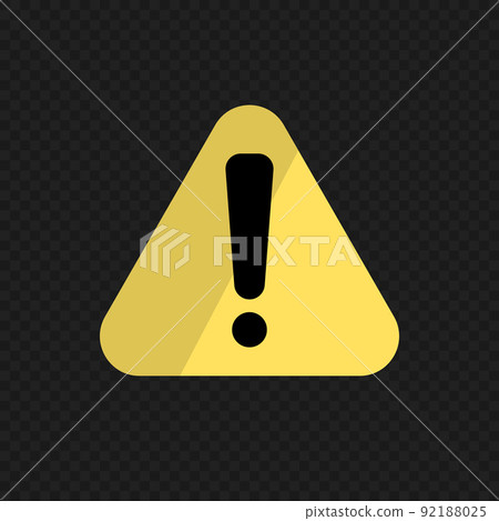 Attention mark icon. Exclamation mark. vector. - Stock Illustration ...