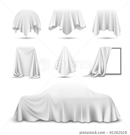 Cloth Covered Objects Realistic Set - Stock Illustration [92262028] - PIXTA