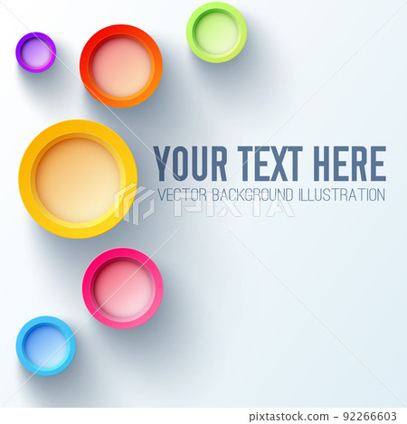 White Background Template For Your Text - Stock Illustration [92266603 ...