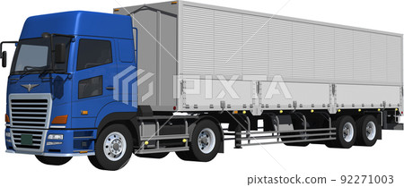 Large wing van cutout image illustration of 2... - Stock Illustration ...